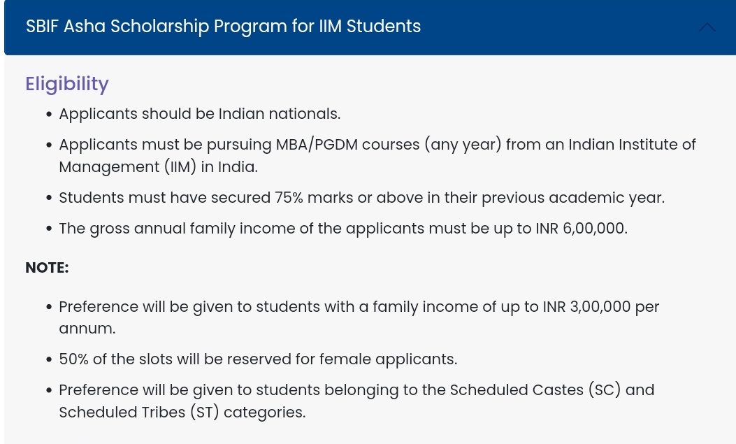 SBI Asha Scholarship 2025-26 - Apply Online, Last Date - Scholarship