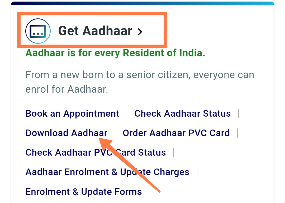 Aadhaar Card @uidai.gov.in - Scholarship
